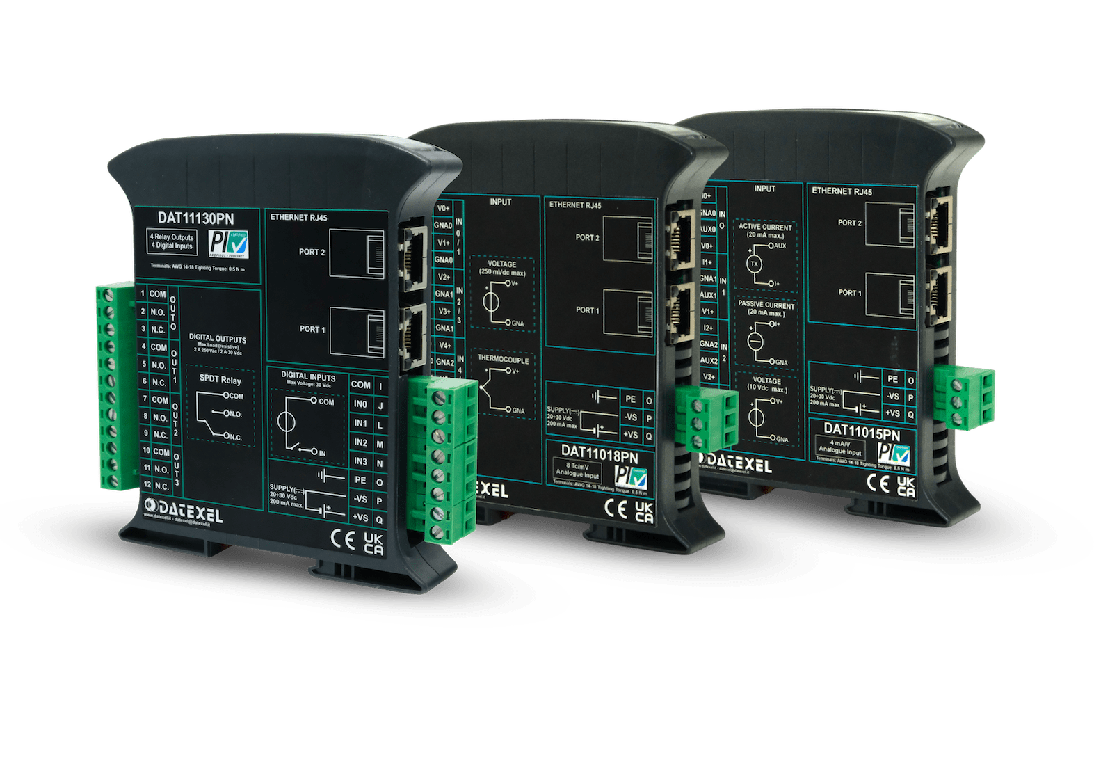 Components for electronics and industrial process control - Datexel